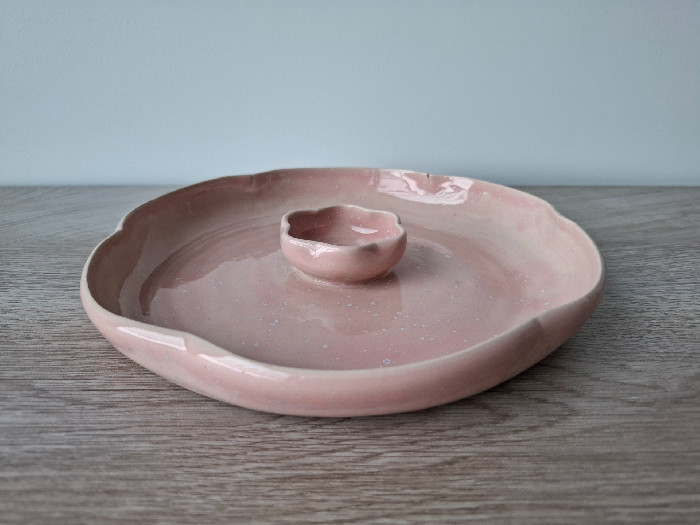 Tapasbord Flower Rose Pyriet :: MEKA Keramiek